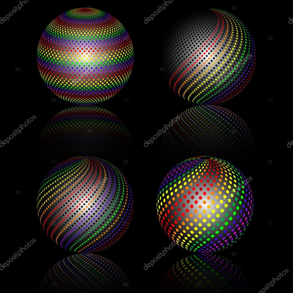 Colorful spheres background Stock Vector Image by ©ngaga35 #116550208