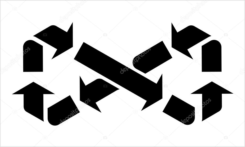 Infinity recycle symbol Stock Vector by ©ngaga35 116563084
