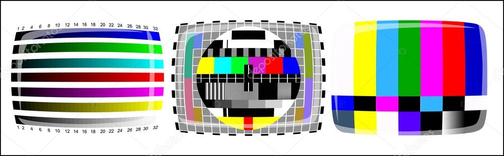 Tv - color test pattern Stock Vector Image by ©ngaga35 #116830606
