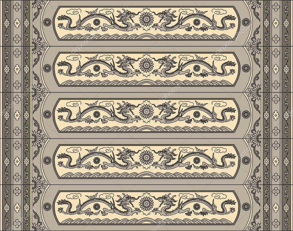 Dragon wallpaper pattern Stock Vector Image by ©ngaga35 #52078833