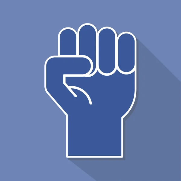 Blue fist Vector Art Stock Images | Depositphotos