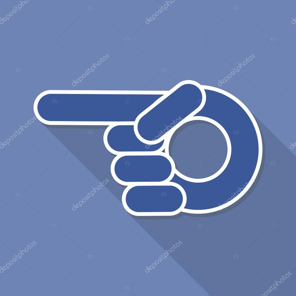 Finger Pointer Symbol Stock Vector Image By ©ngaga35 76701275