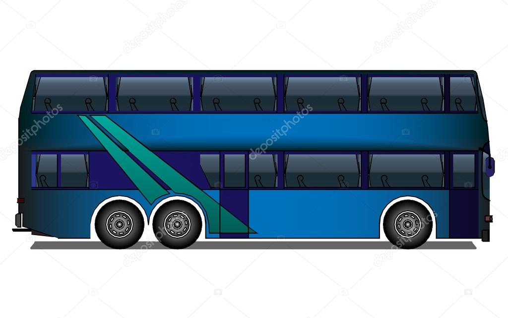 Tour Bus illustration Stock Vector by ©ngaga35 85248050