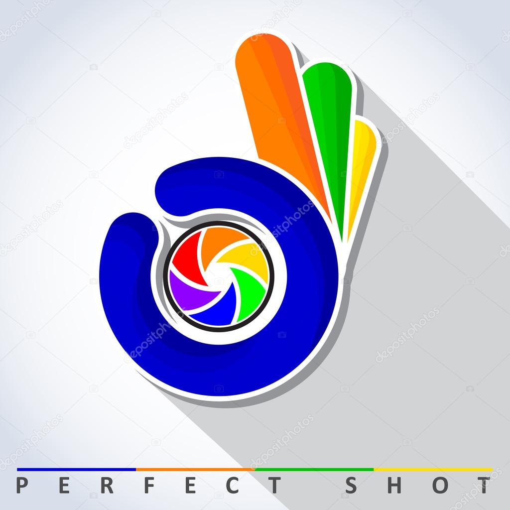 Symbol of Perfect shot. , vector Stock Vector by ©ngaga35 92491796