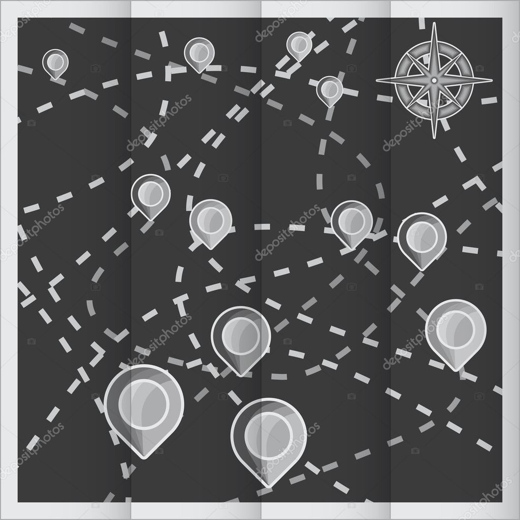 Navigation map concept Stock Vector by ©ngaga35 92497482