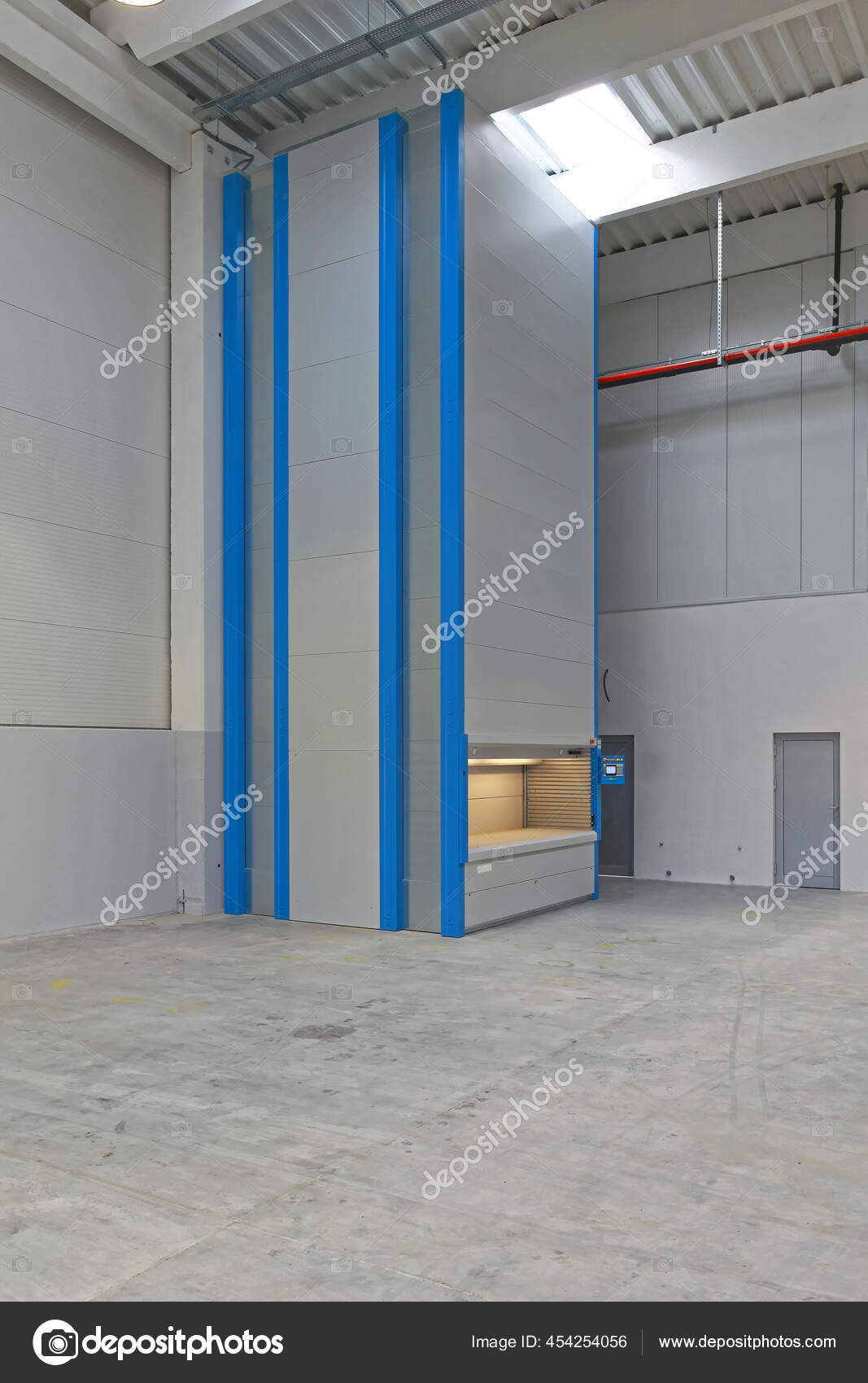 Automated Carousel Storage Vertical Shelf Warehouse Stock Photo by ...