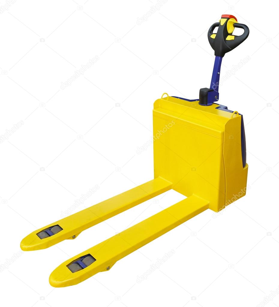 Compact pallet stacker Stock Photo by ©Baloncici 52497197