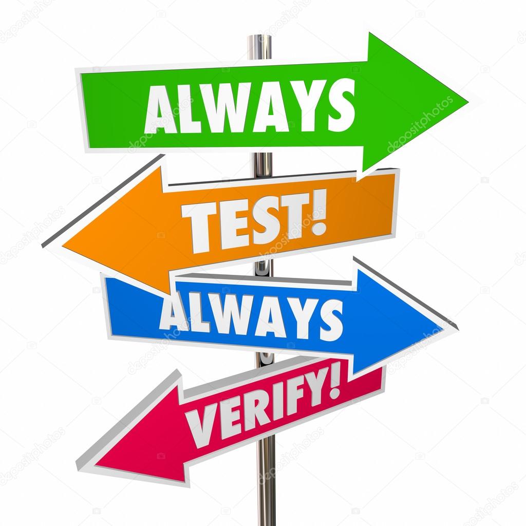 Always Test Verify Assumptions Stock Photo by ©iqoncept 102086830