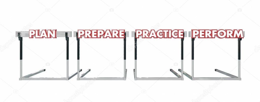 Plan Prepare Practice Perform Jumping Stock Photo by ©iqoncept 105854968