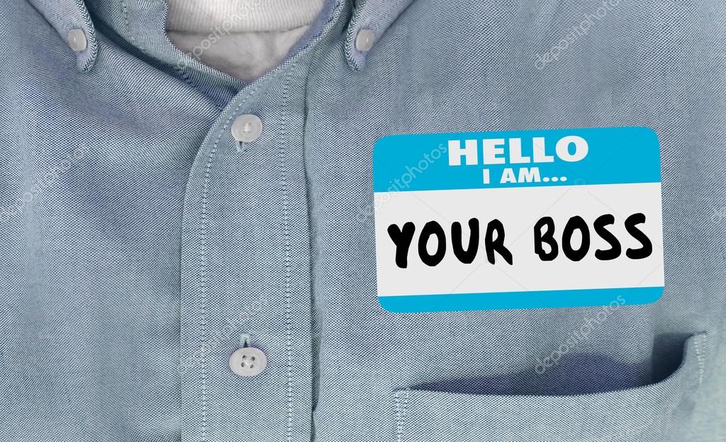 Hello Your Boss Words — Stock Photo © iqoncept #112125026