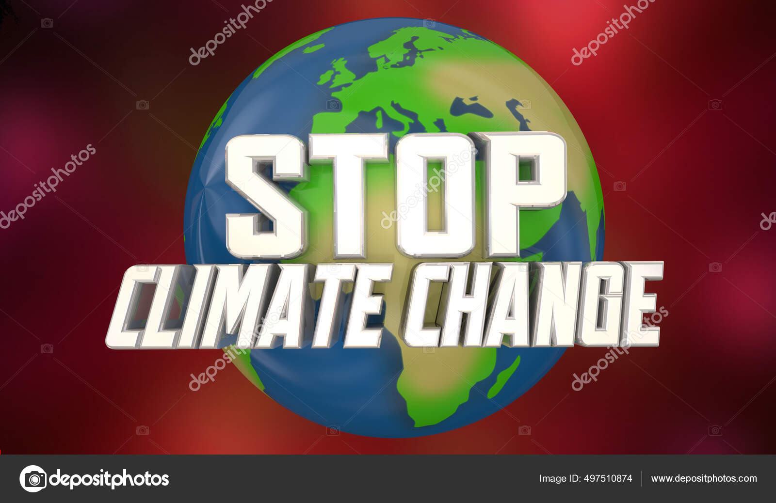 Stop Climate Change Earth World Global Warming Planet Warning ...