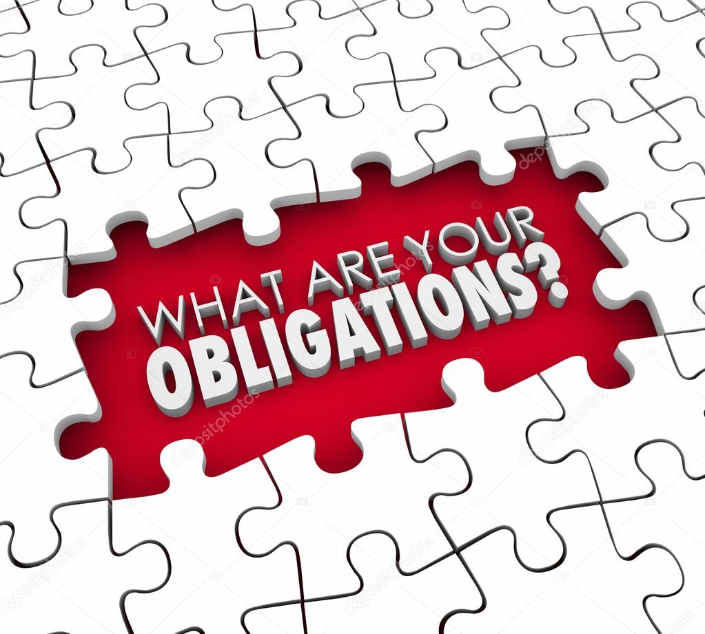 What Are Your Obligations — Stock Photo © iqoncept #52848717 What Are Your Obligations — Stock Photo © iqoncept #52848717