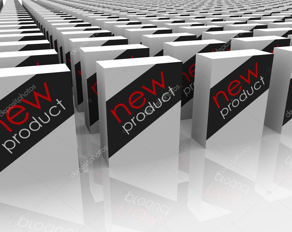 New Products Boxes Packages Store Shopping Best Choice — Stock Photo ...