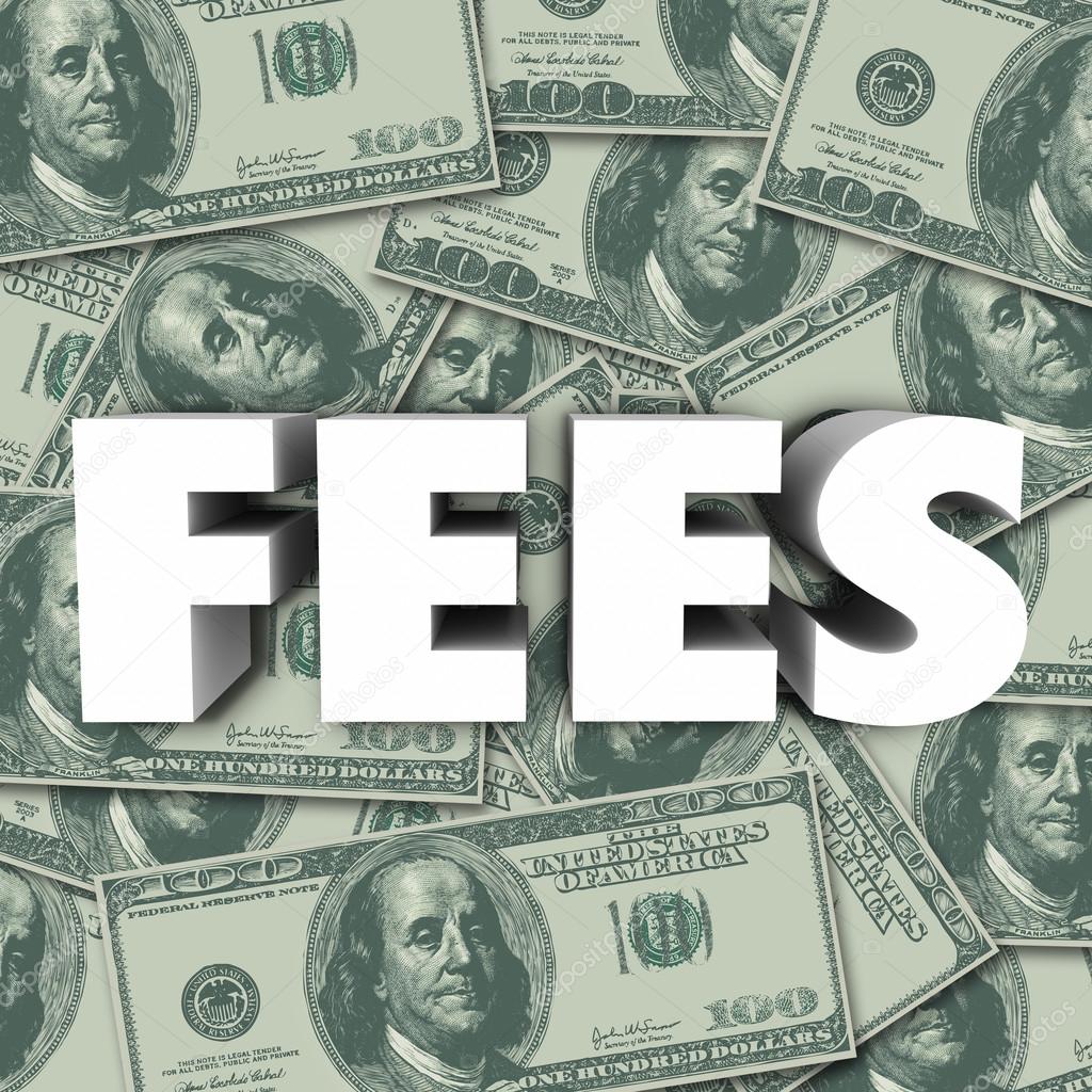 Fees word in 3d letters — Stock Photo © iqoncept #59573067