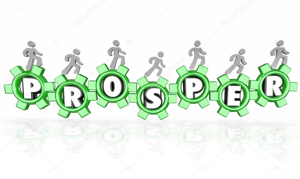 Prosper word in 3d letters Stock Photo by ©iqoncept 61368923