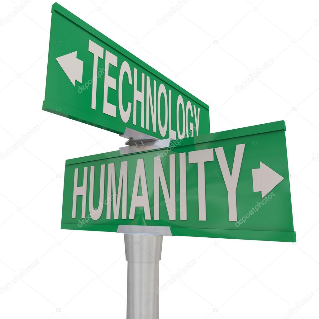 Intersection of Technology and Humanity Stock Photo by ©iqoncept 61741409