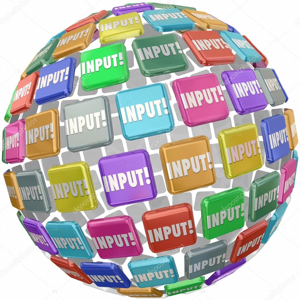 Input word on tiles in a globe — Stock Photo © iqoncept #64943641