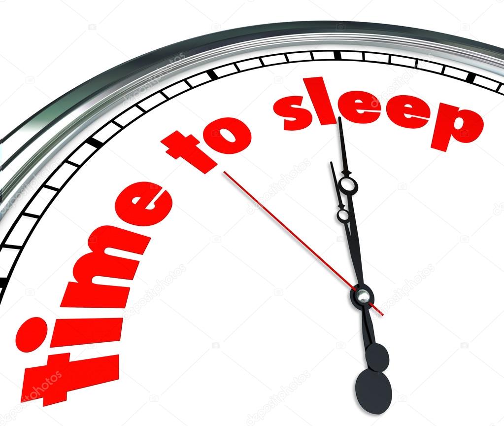 Time to Sleep words on a clock face — Stock Photo © iqoncept #69157539