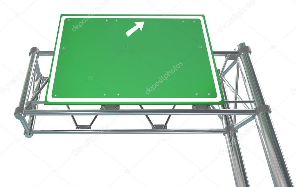 Autopista Verde Carretera Señal Flecha Salida Rampa Ruta Dirección 2023