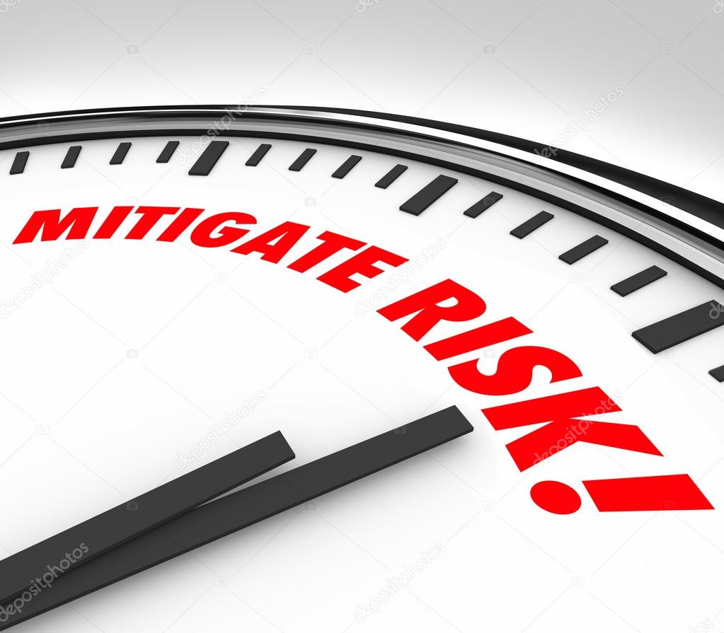 Mitigate Risk Clock Time — Stock Photo © iqoncept #83286094