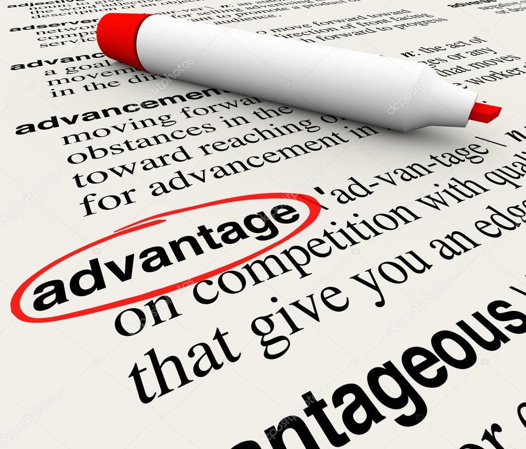 Advantage Dictionary Definition — Stock Photo © iqoncept #83286366