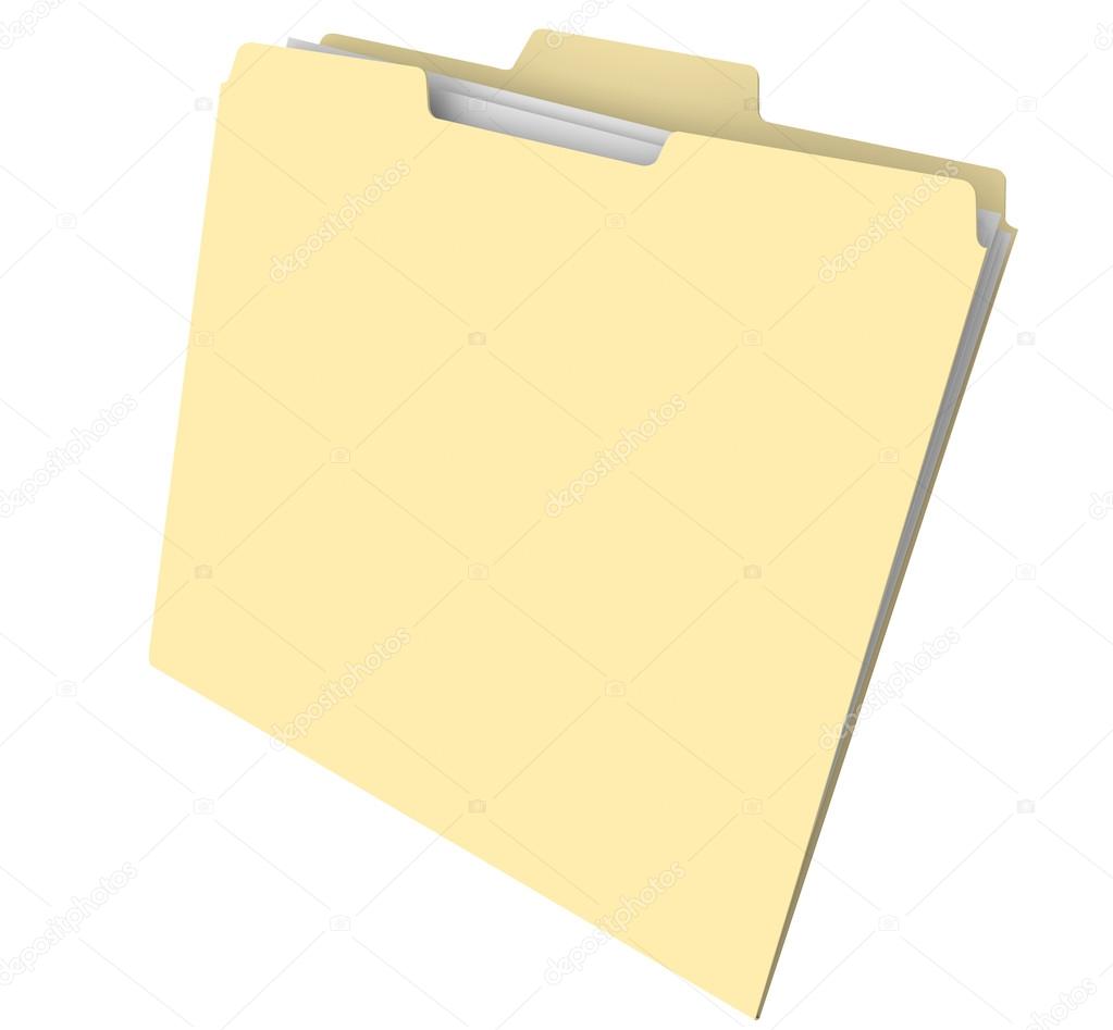 Blank Manila Folder Documents — Stock Photo © iqoncept #84193920