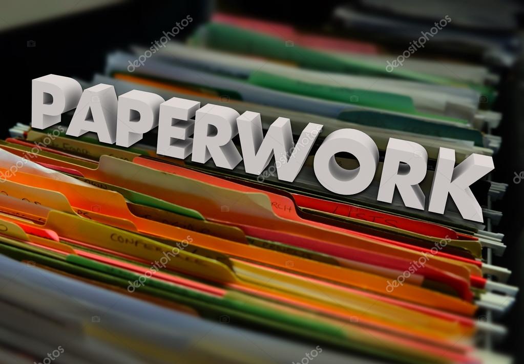 Paperwork File Folders Forms Stock Photo by ©iqoncept 89436030
