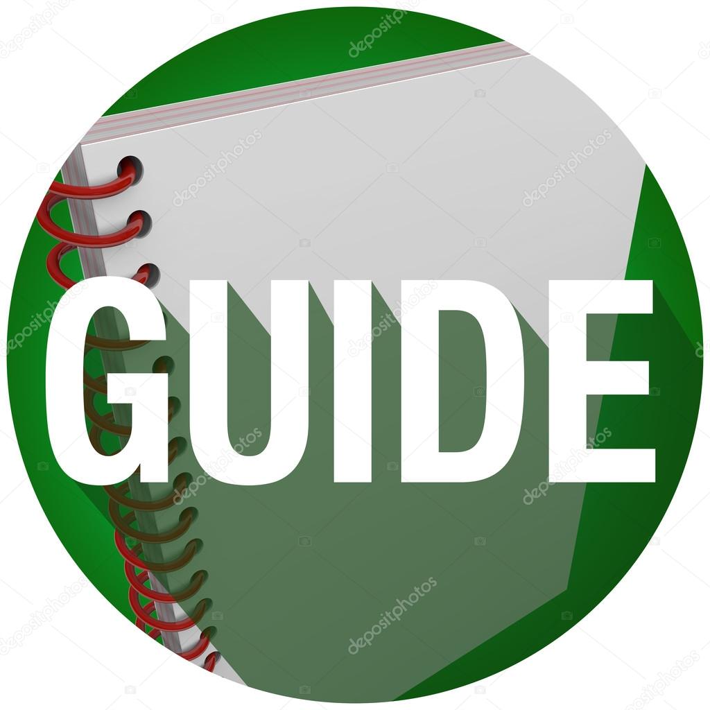 Guide Spiral Book — Stock Photo © iqoncept #93670840