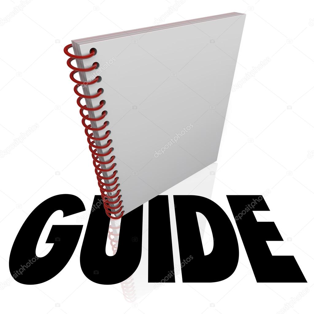 Guide Spiral Book Word Stock Photo by ©iqoncept 93998138