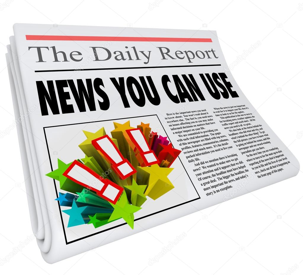 News You Can Use Headline Stock Photo by ©iqoncept 95766412