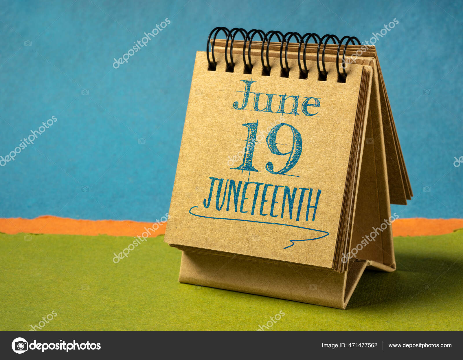 Juneteenth June Desktop Calendar Also Known Freedom Day Jubilee Day ...
