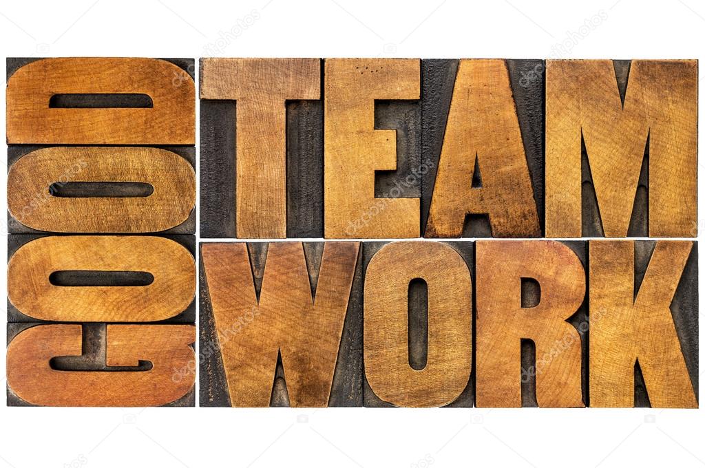 Good teamwork word in wood type Stock Photo by ©PixelsAway 81795516