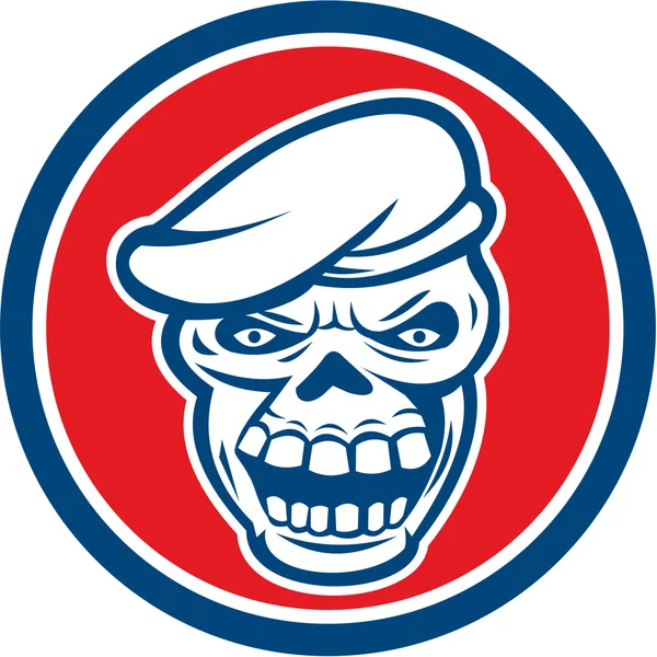 216 Skull with beret Vector Images | Depositphotos