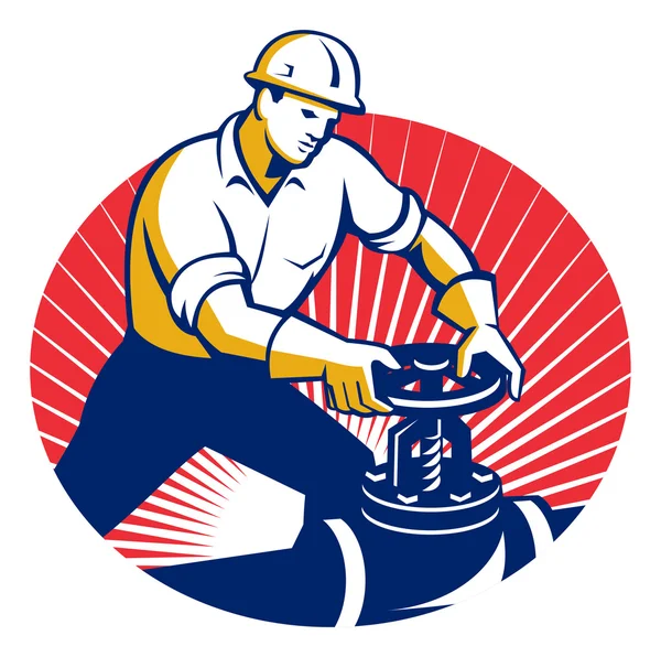 Trabajador petrolero imágenes de stock de arte vectorial | Depositphotos