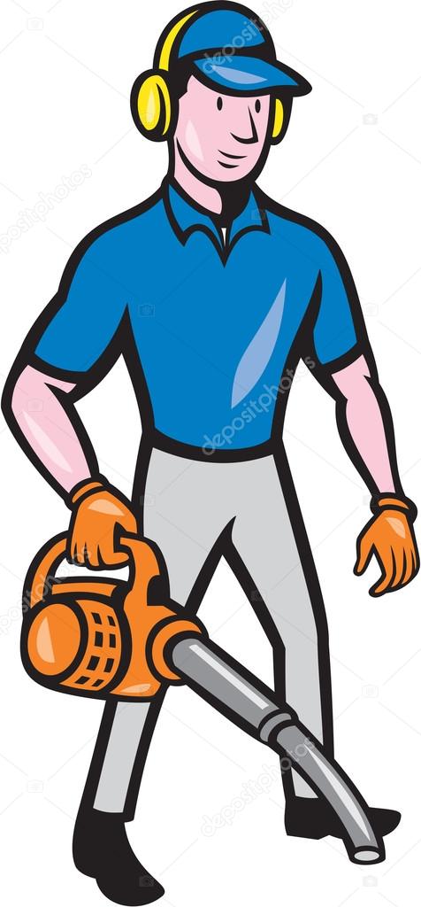 Leaf Blower Clipart