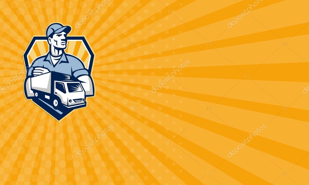 Removal Man Delivery Truck — Stock Photo © patrimonio #79080340