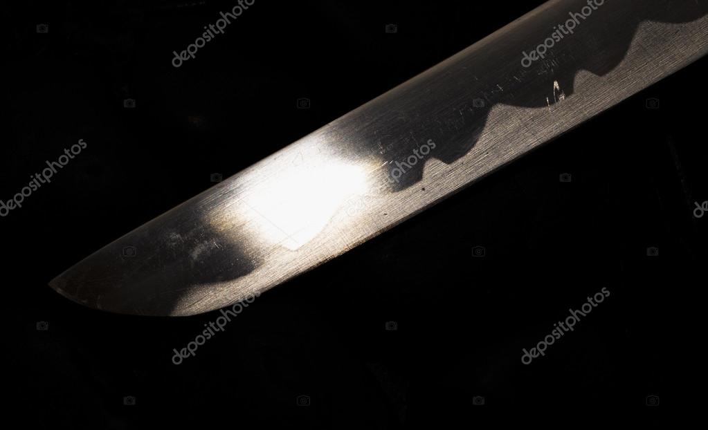 Blade shining in the darkness — Stock Photo © Koufax73 #117383682
