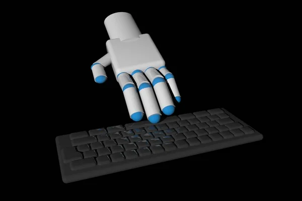 Robot hand typing Stock Photos, Royalty Free Robot hand typing Images ...