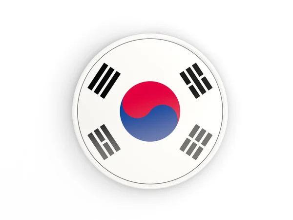 한국 국기 버튼 스톡 사진, 로열티-프리 한국 국기 버튼 이미지 | Depositphotos