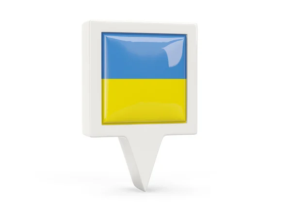 Flag of ukraine, square card — Stock Photo © Mishchenko #124912272