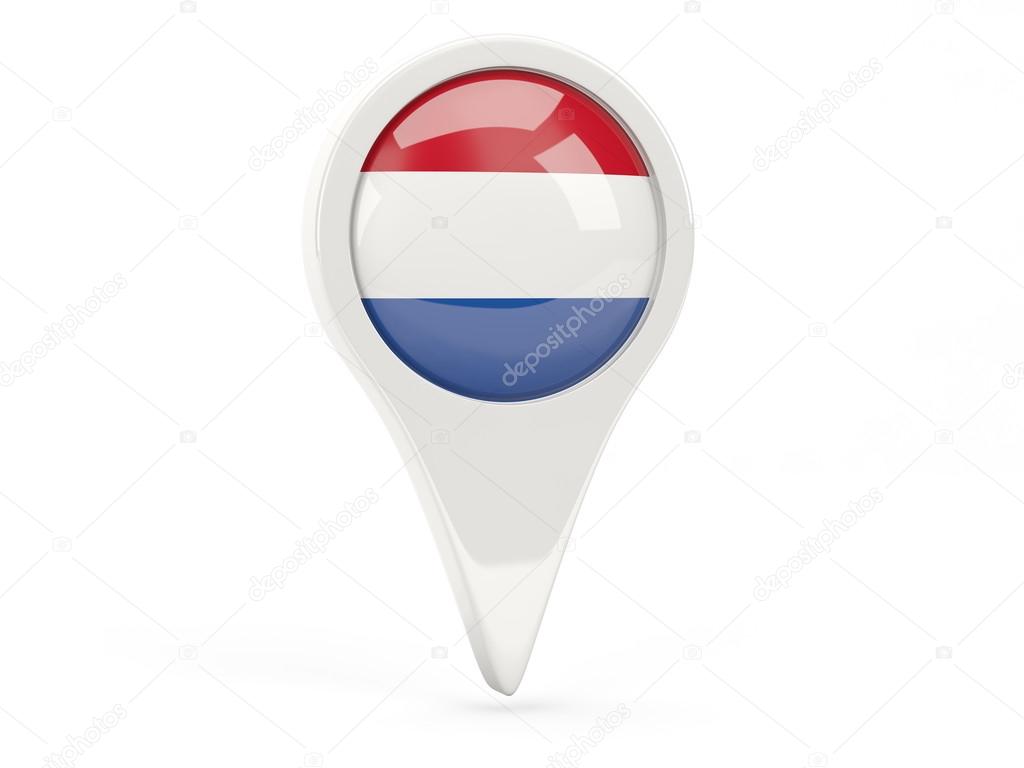 Round flag icon of netherlands — Stock Photo © Mishchenko #53174489