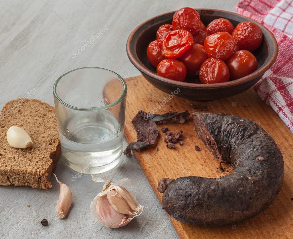 Ring pudding sausages Stock Photo by ©olesia 58864529