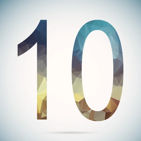 Número diez imágenes de stock de arte vectorial | Depositphotos