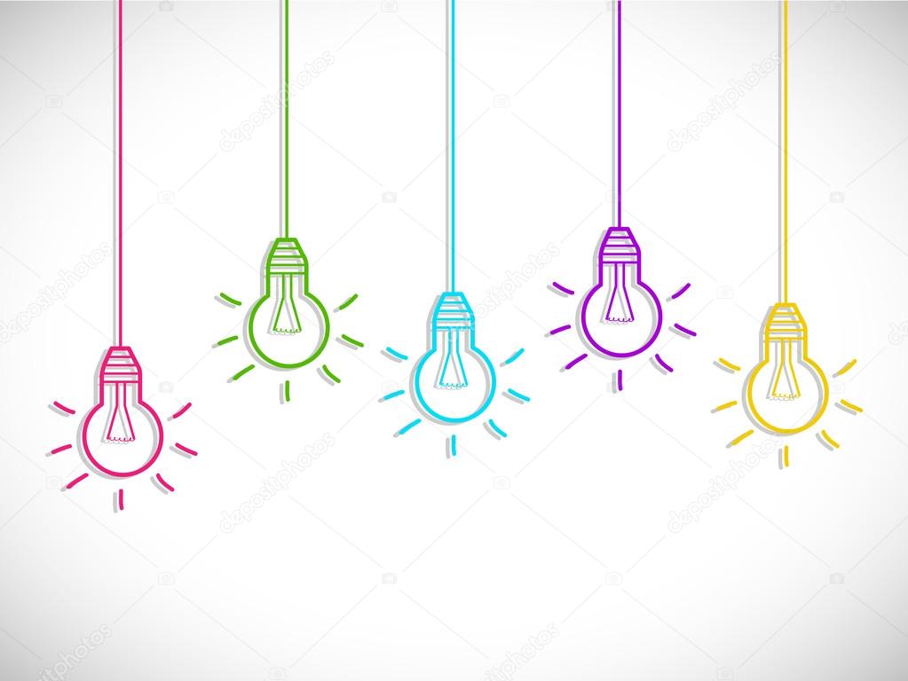 Colorful Light Bulbs Stock Vector Image by ©nmarques74 #58186539