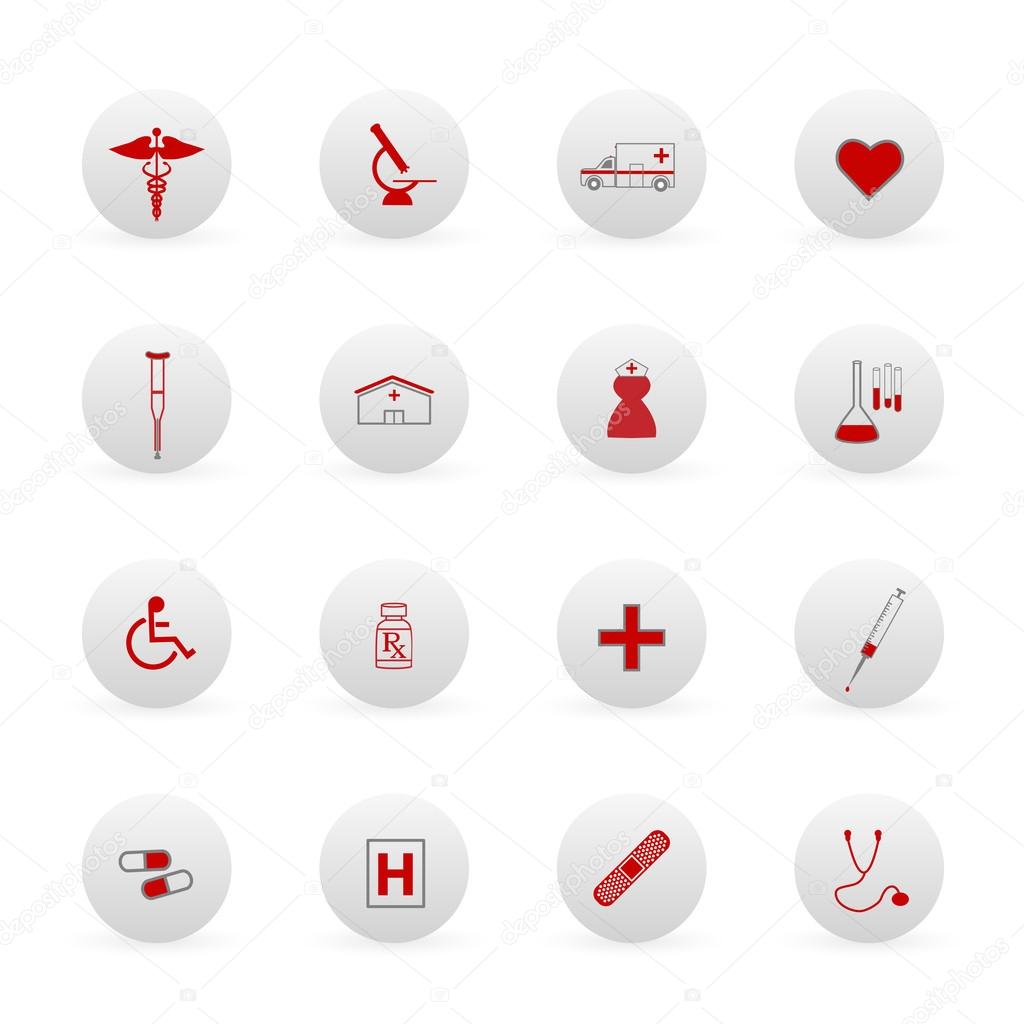 Medical Icons and Buttons Stock Vector by ©nmarques74 71842127