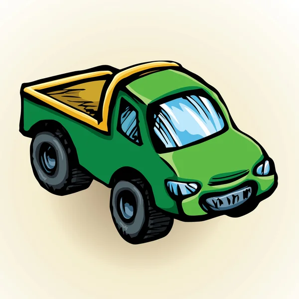 Toy car. Vector drawing — Stock Vector © Marinka #139342006