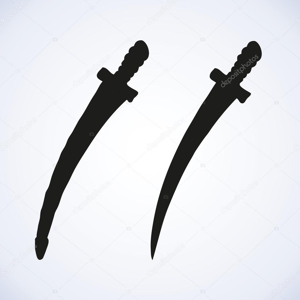 Sabre. Vector drawing Stock Vector by ©Marinka 124179746