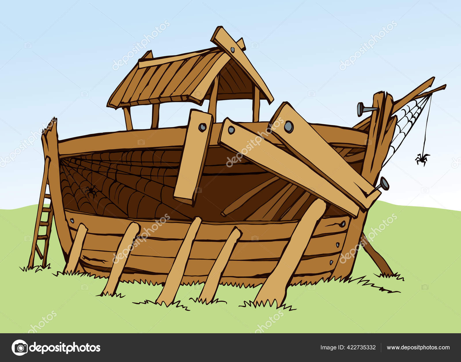Building Noahs Ark Clip Art