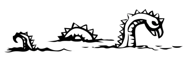 Sea Serpent Map Drawing