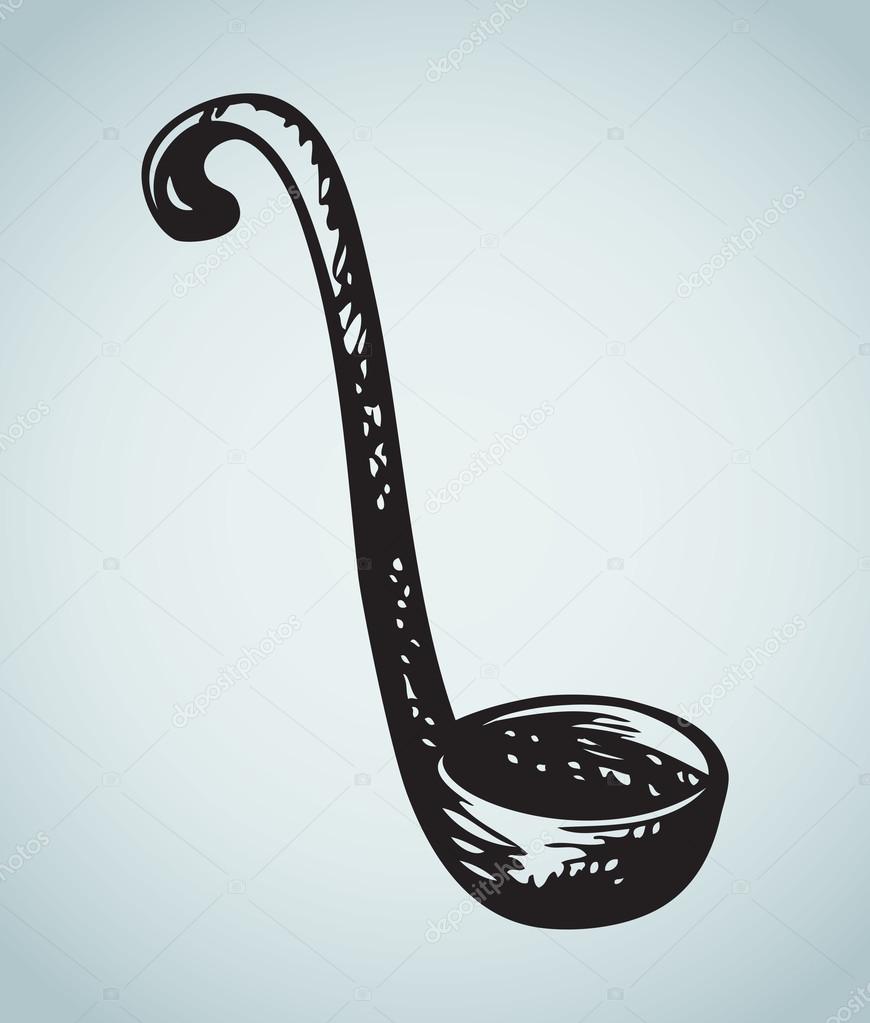 Soup Ladle Drawing